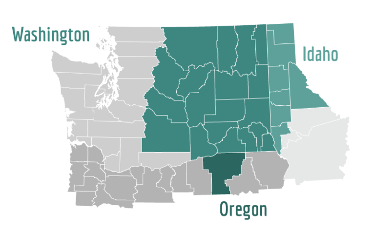 Service Areas in Spokane, Eastern Washington & Northern Idaho by DeVries